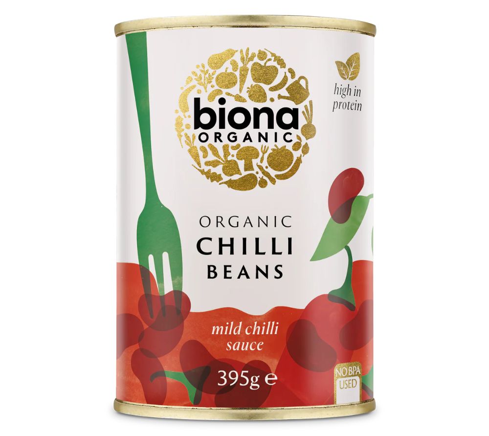 Chilli red kidney beans organic von biona Canned goods