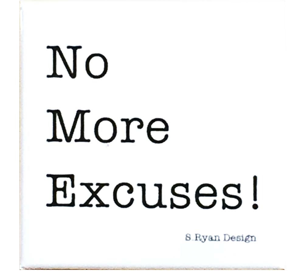 Magnet no more excuses. exclusively at american heritage | Augsburg