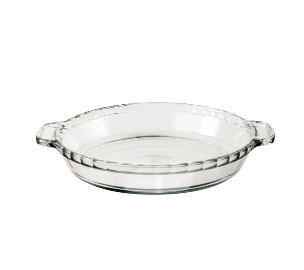 Deep Glass Pie Dish - Unique Shapes from American Heritage